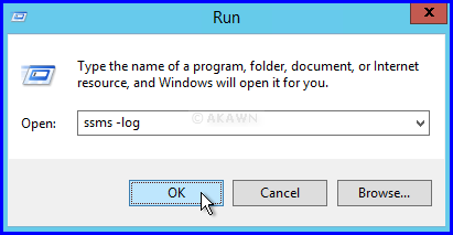 ssms –log – AKAWN